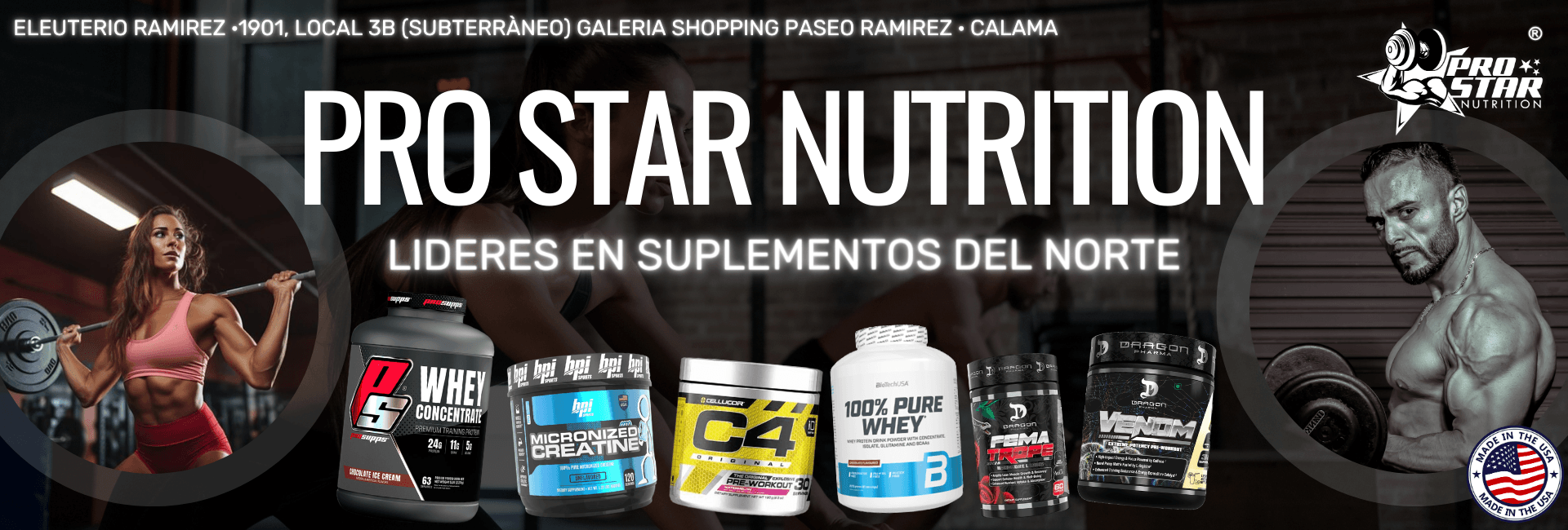 Suplementos Pro Star - Venta de Suplementos Deportivos